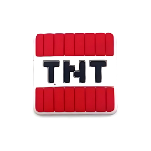 Minecraft TNT Shoe Charm for Crocs & Clogs | Explosive Gamer Fun – Vibee